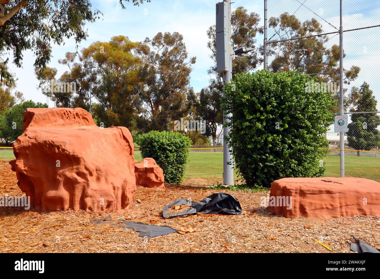 Red sandstone courthouse ruins hi-res stock photography and images - Alamy
