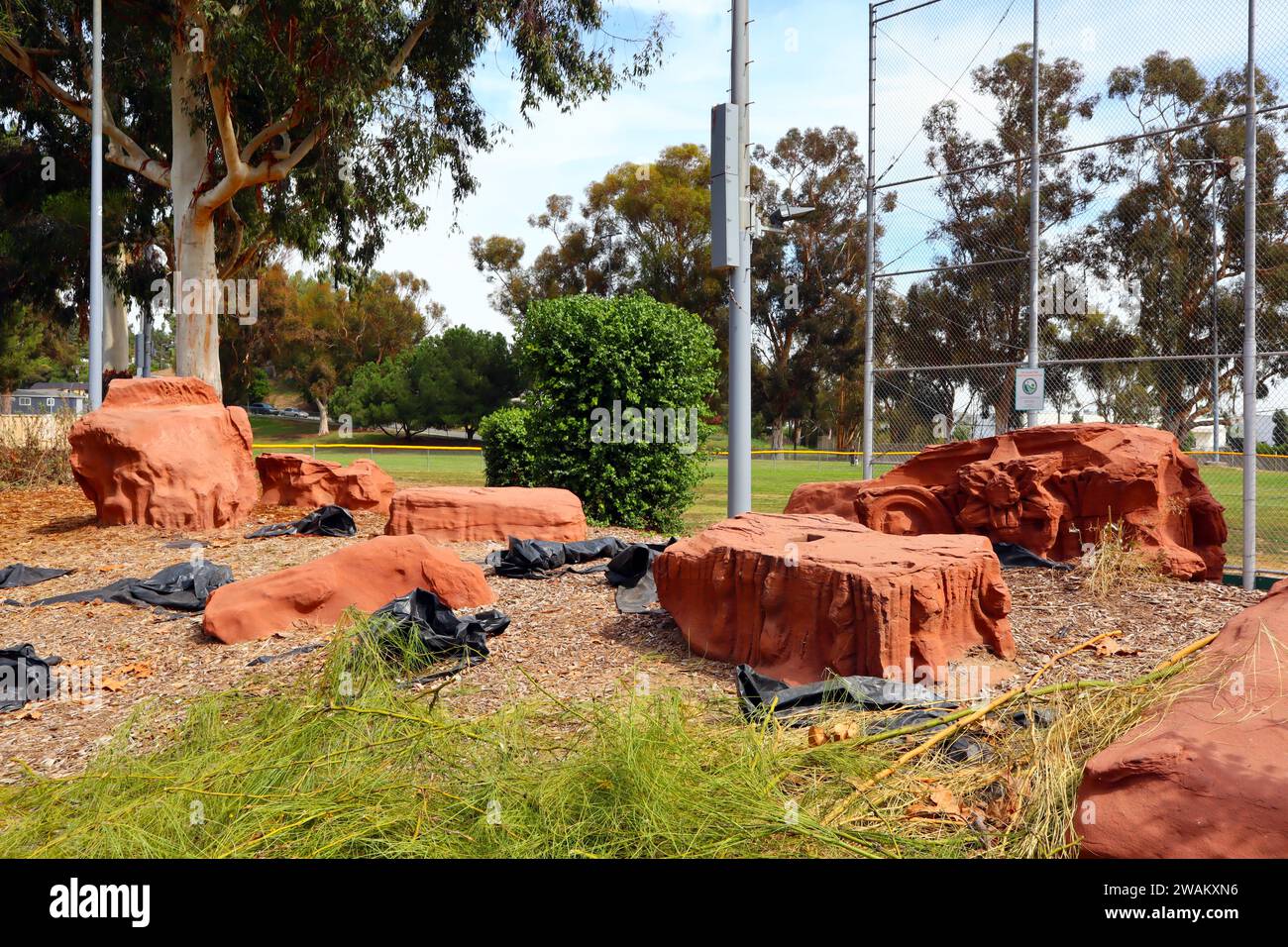 Red sandstone courthouse ruins hi-res stock photography and images - Alamy