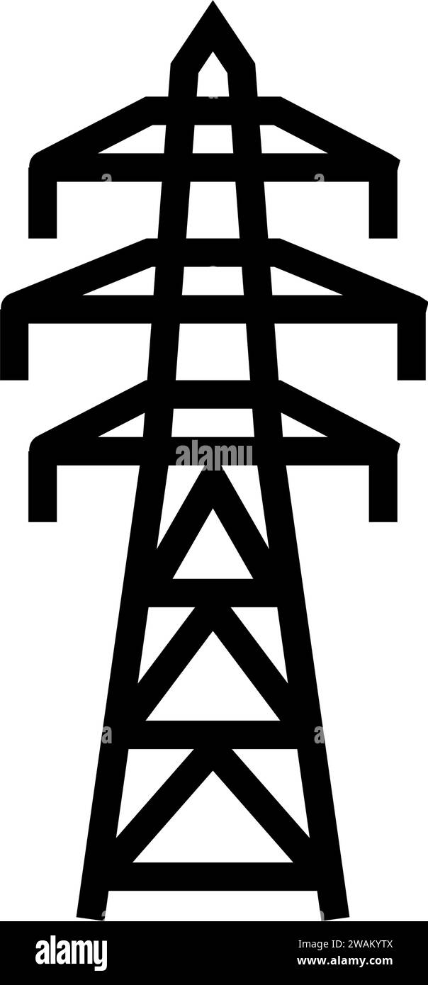 Renewable energy transmission lines Stock Vector Images - Alamy