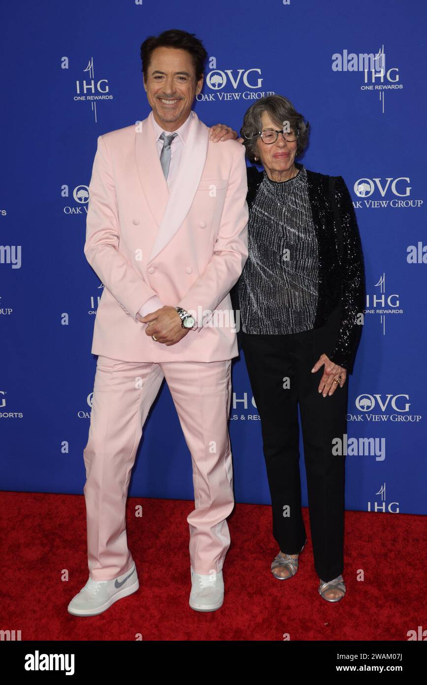 Robert Downey Jr. and Rosie Levin attends the 35th Annual Palm Springs ...