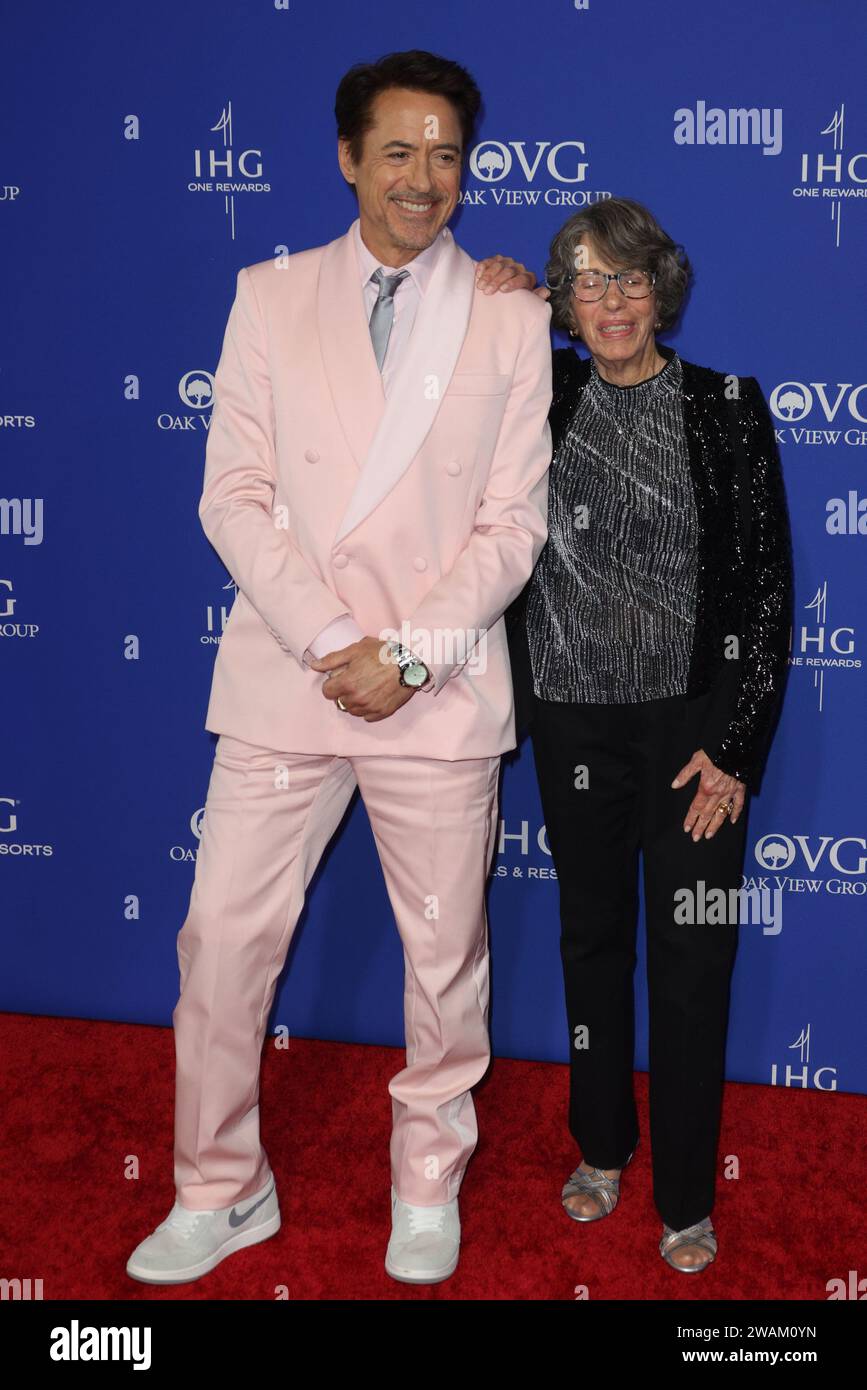 Robert Downey Jr. and Rosie Levin attends the 35th Annual Palm Springs ...