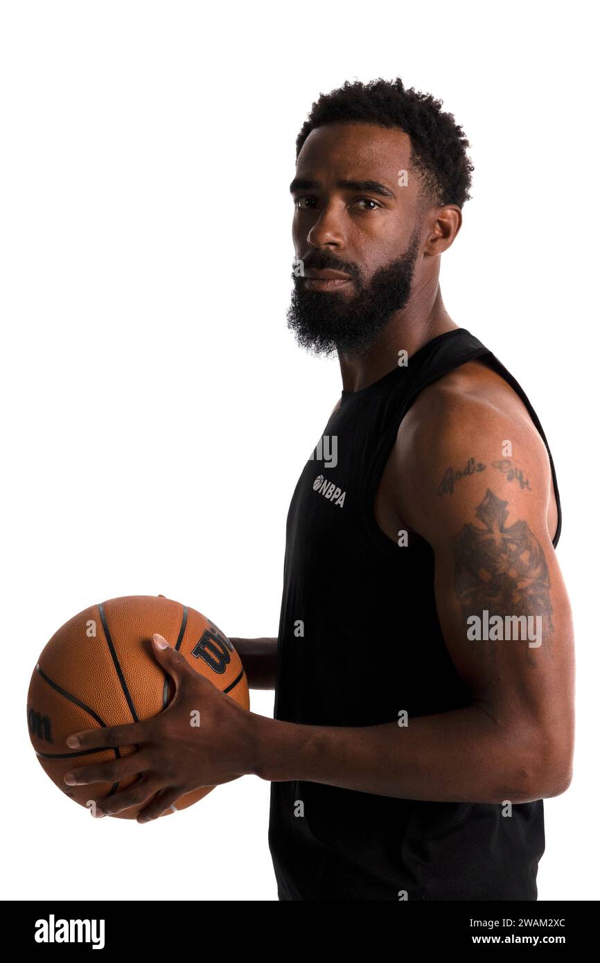Mike Conley poses for a portrait on September 26, 2022 in Salt Lake ...