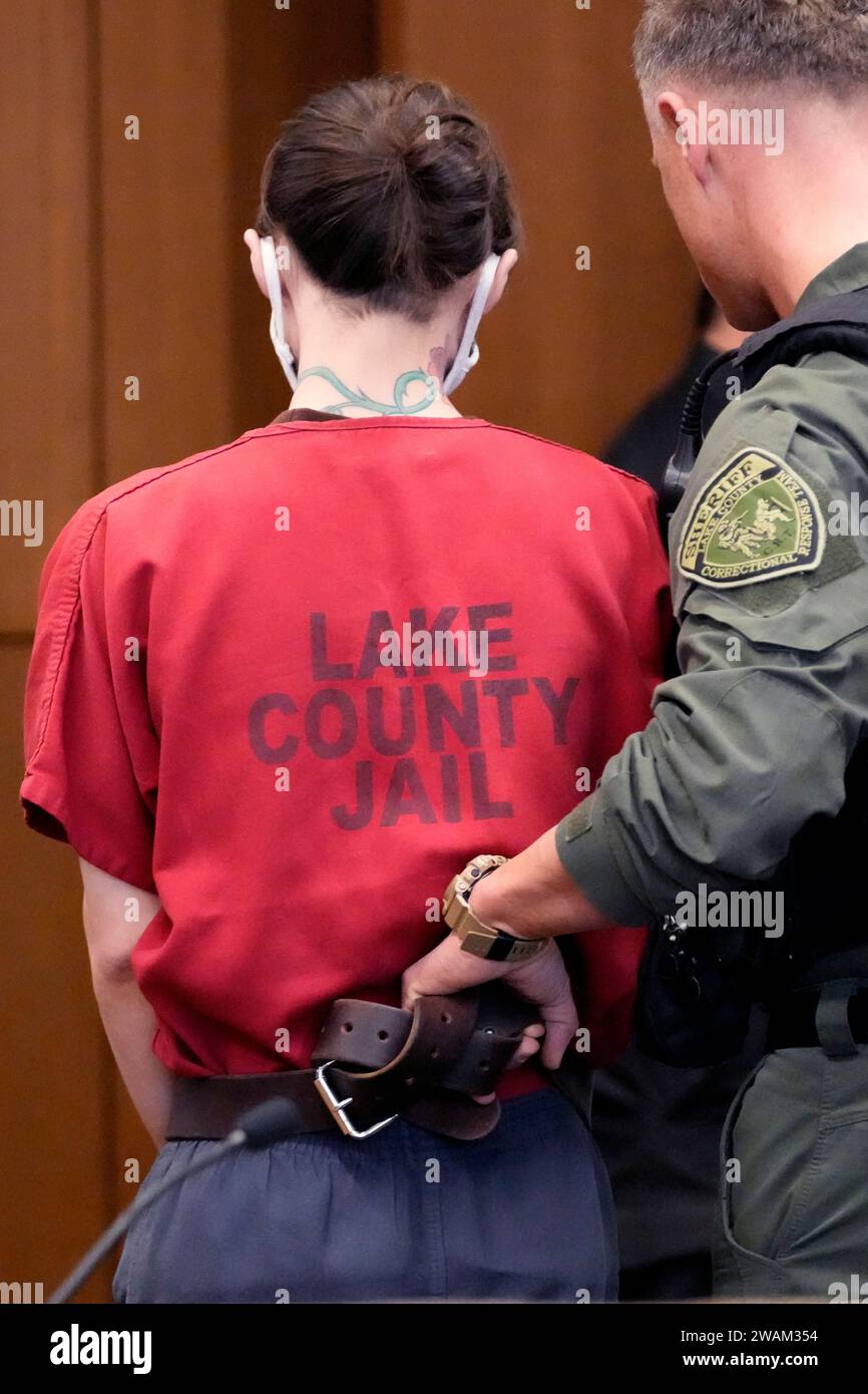 Robert E. Crimo III., leaves after a case management conference with ...