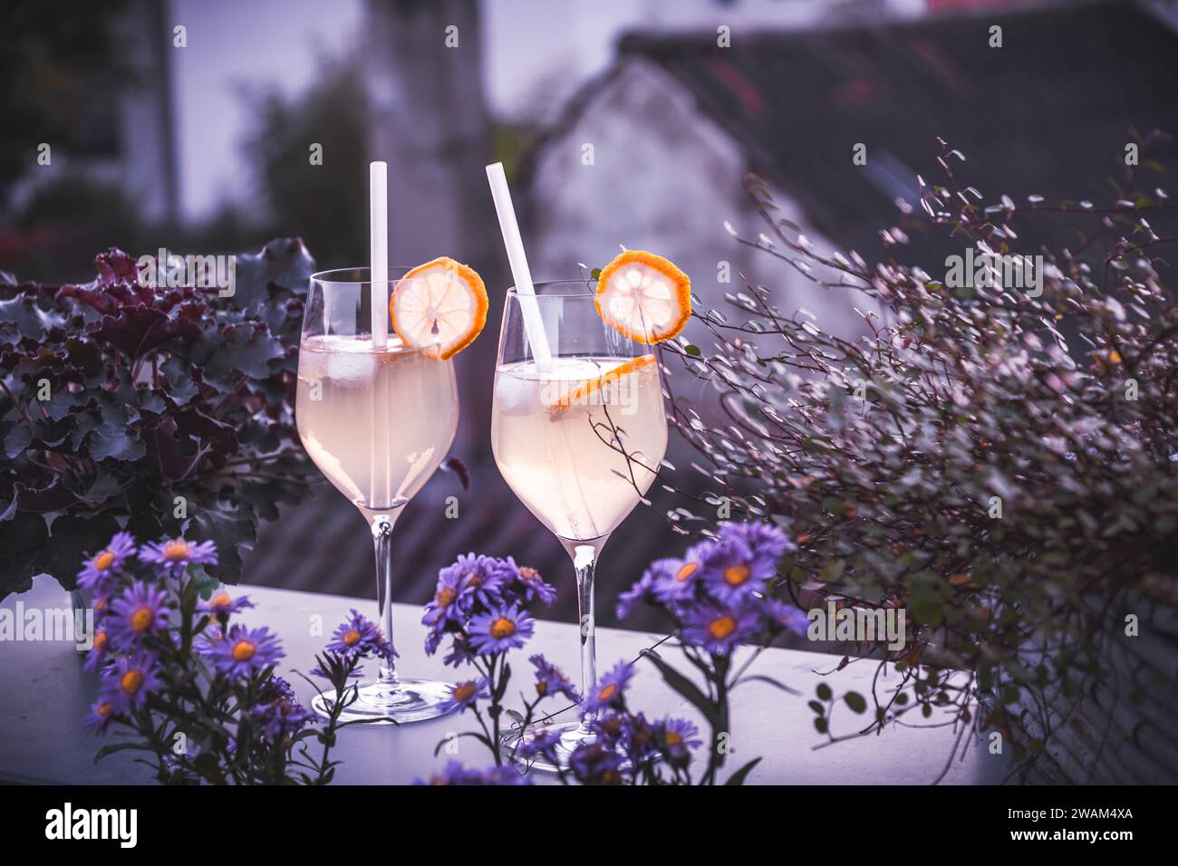 Glass of limoncello spritz hi-res stock photography and images - Alamy