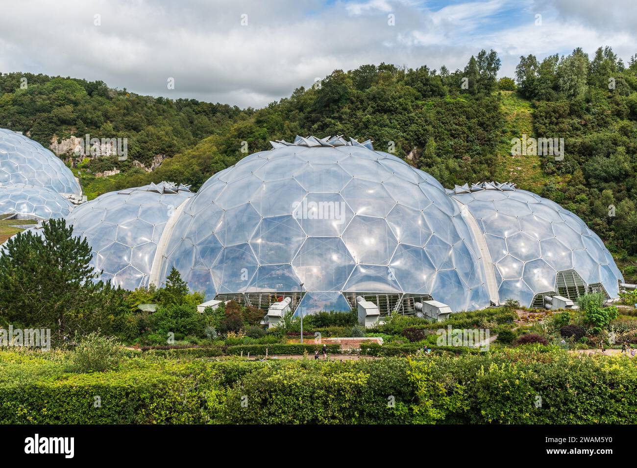 Eden Project, Cornwall, England – August 14, 2023: visitor attraction ...