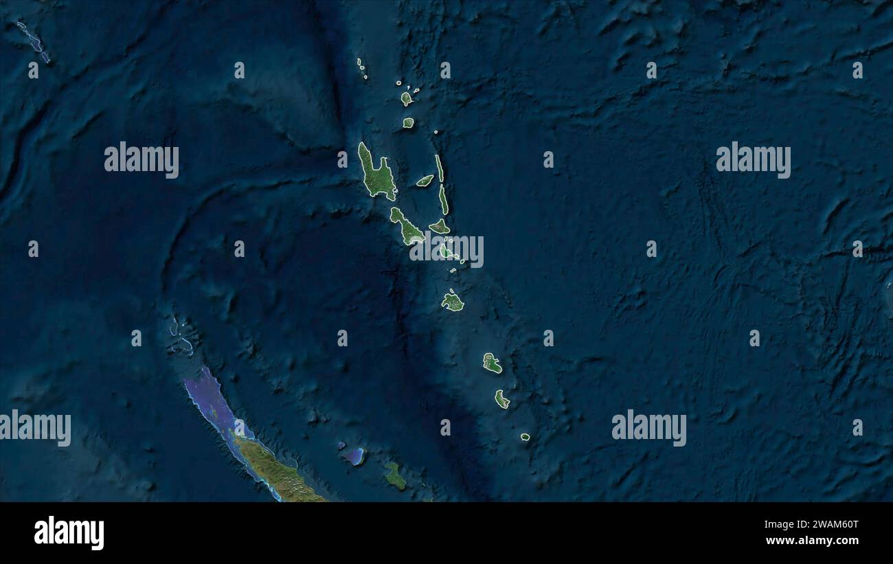 Vanuatu Satellite Map Vanuatu's Volcanoes | MetService Blog