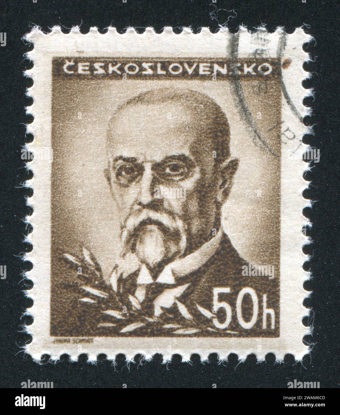 Czechoslovakia masaryk stamp hi-res stock photography and images - Alamy
