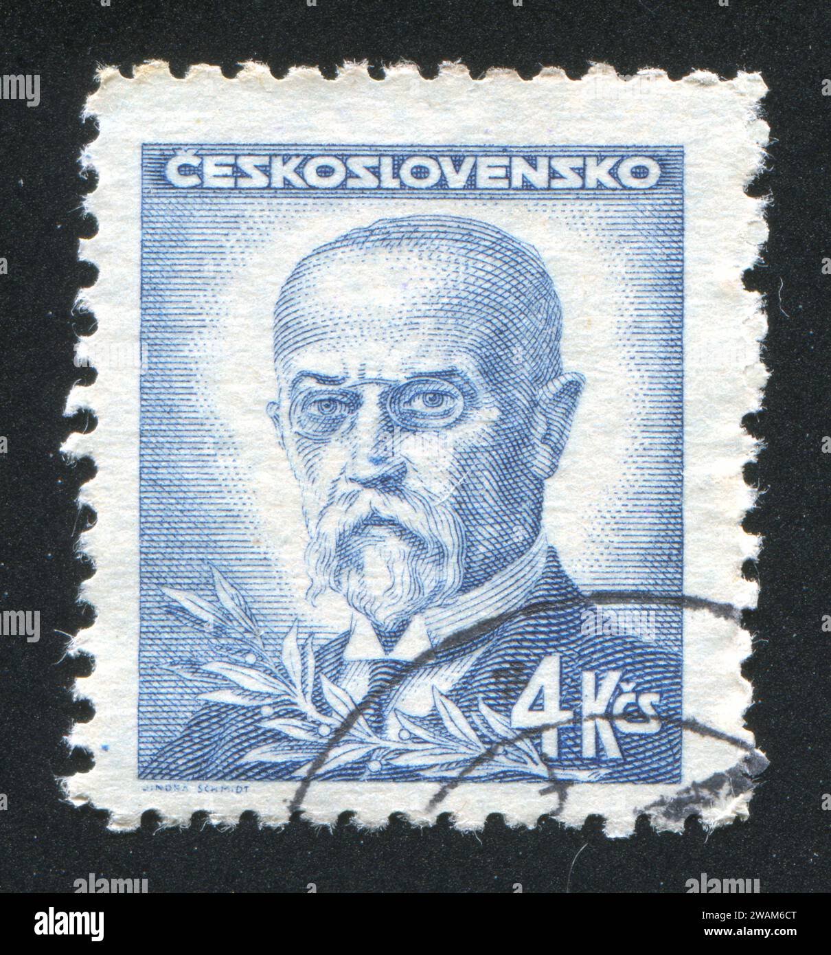 Czechoslovakia masaryk stamp hi-res stock photography and images - Alamy