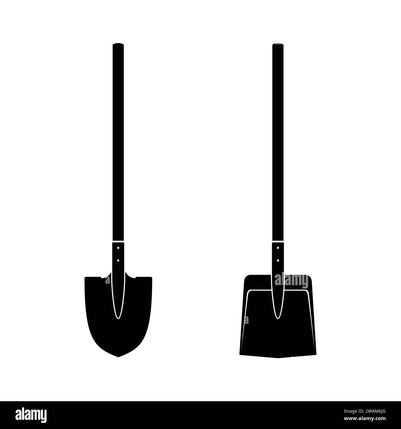 Digging equipment icon Cut Out Stock Images & Pictures - Alamy