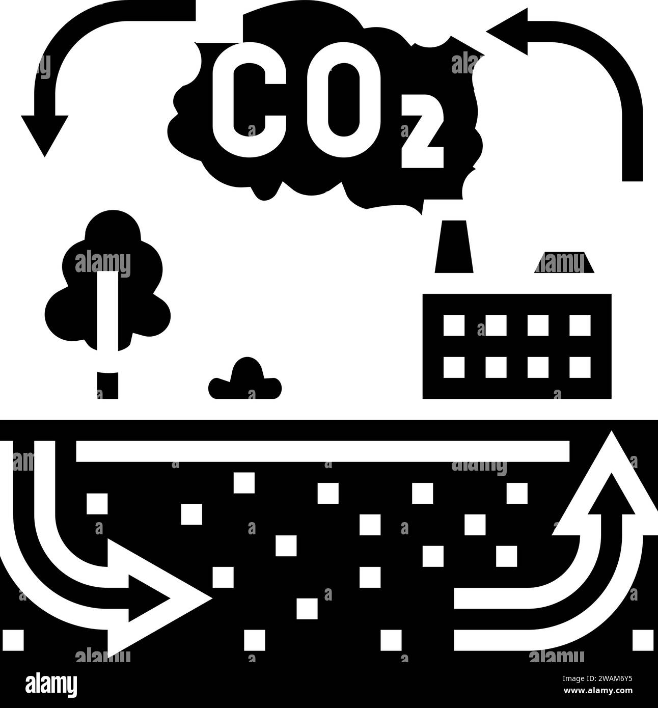 cycle carbon glyph icon vector illustration Stock Vector Image & Art ... cycle carbon glyph icon vector illustration Stock Vector Image & Art ...