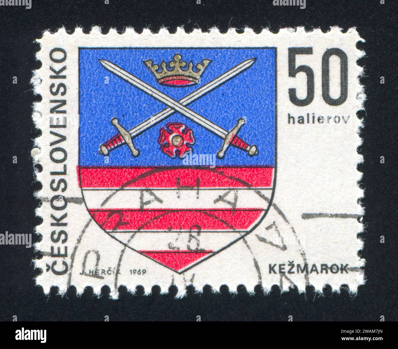CZECHOSLOVAKIA - CIRCA 1969: stamp printed by Czechoslovakia, shows ...