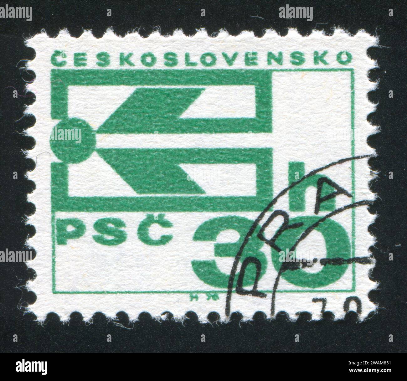 CZECHOSLOVAKIA - CIRCA 1974: stamp printed by Czechoslovakia, shows ...