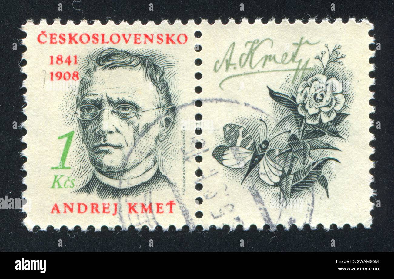 CZECHOSLOVAKIA - CIRCA 1991: stamp printed by Czechoslovakia, shows ...