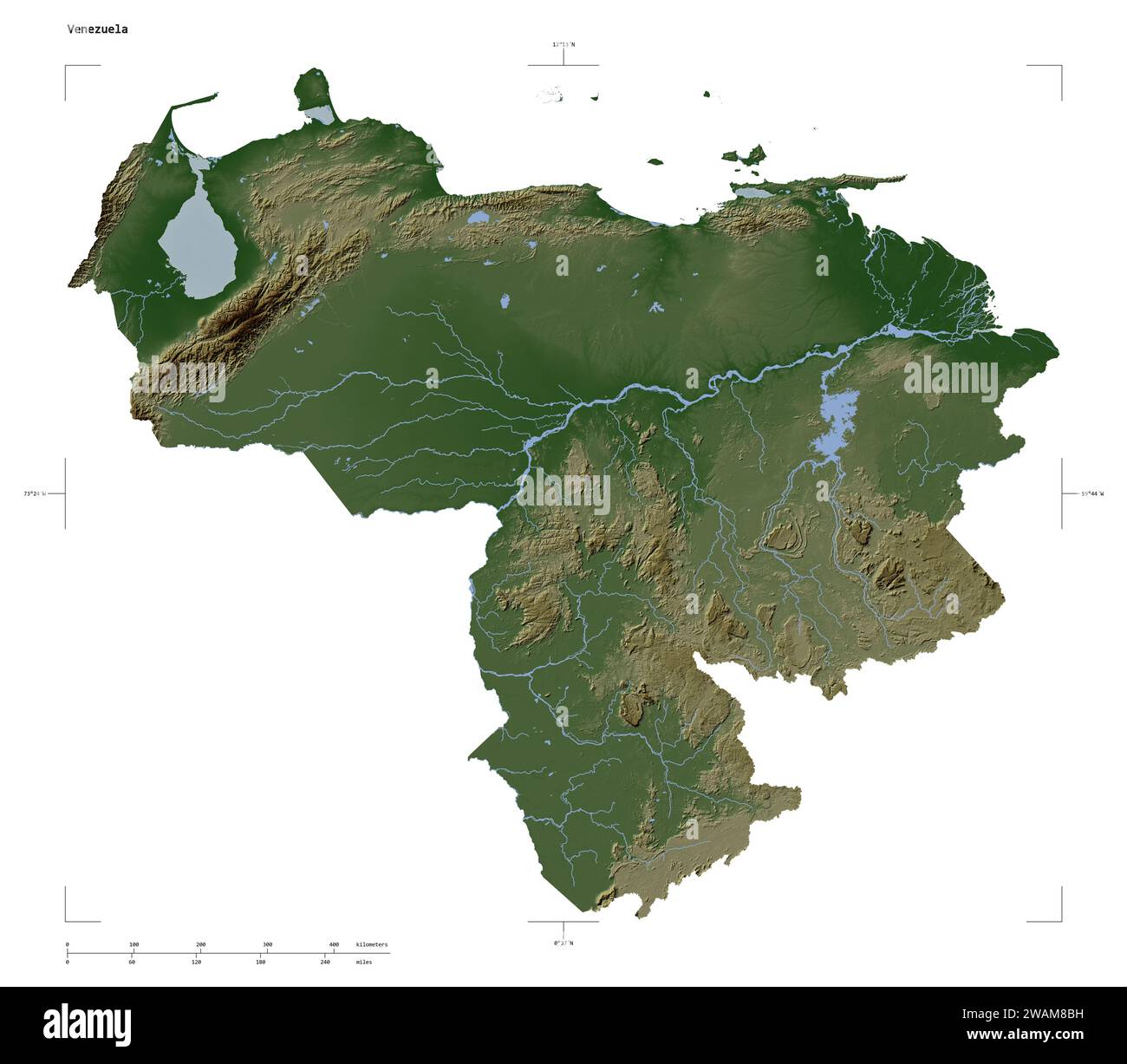 Shape of a Pale colored elevation map with lakes and rivers of the ...