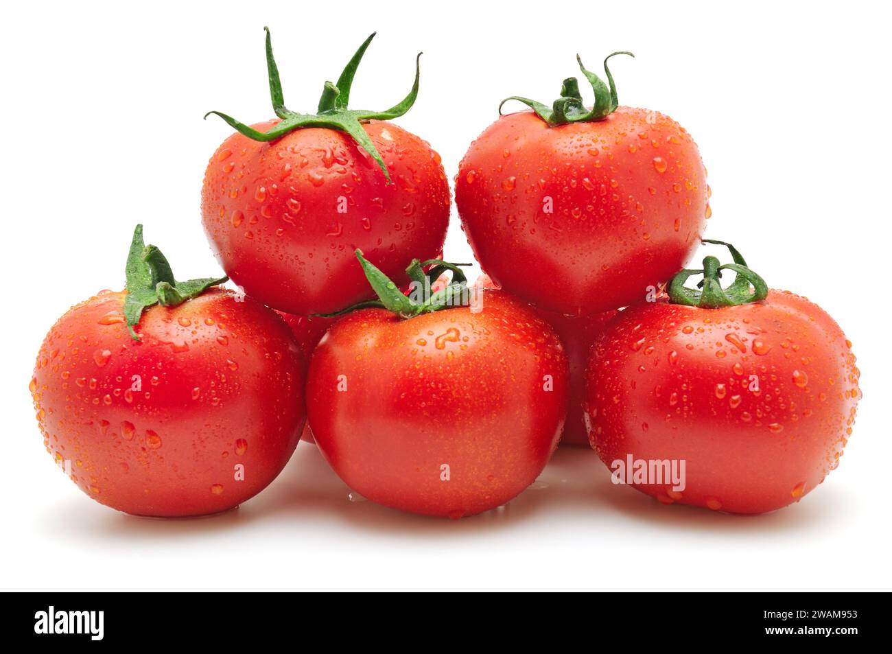 Group fresh red tomatoes on Cut Out Stock Images & Pictures - Alamy