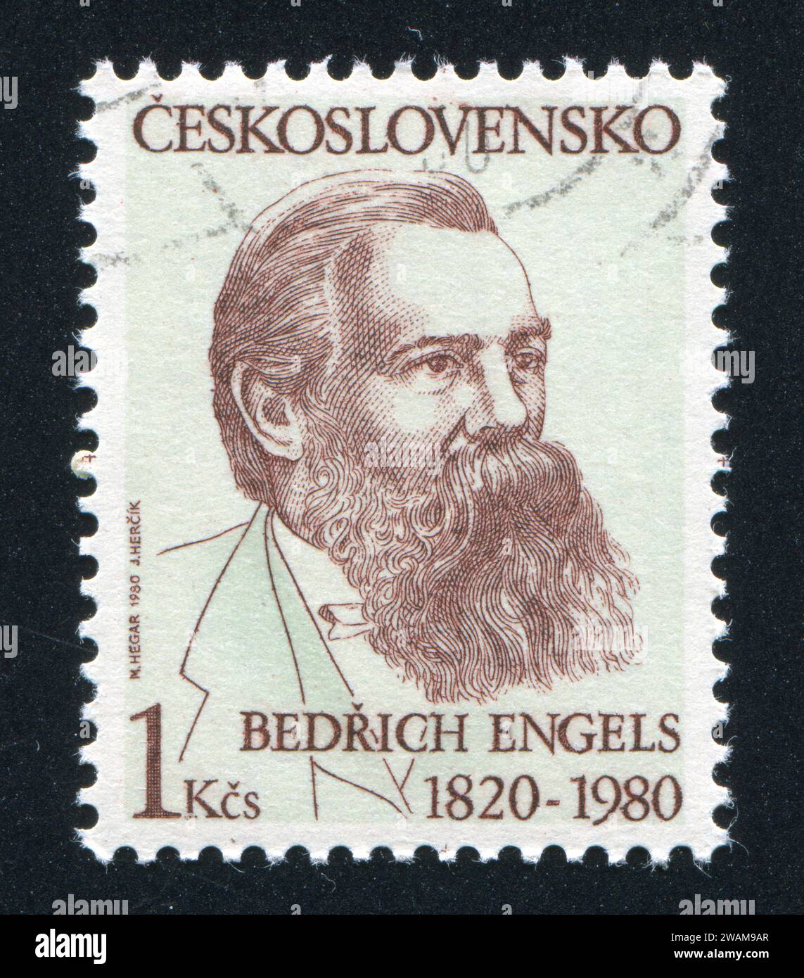 CZECHOSLOVAKIA - CIRCA 1980: stamp printed by Czechoslovakia, shows ...