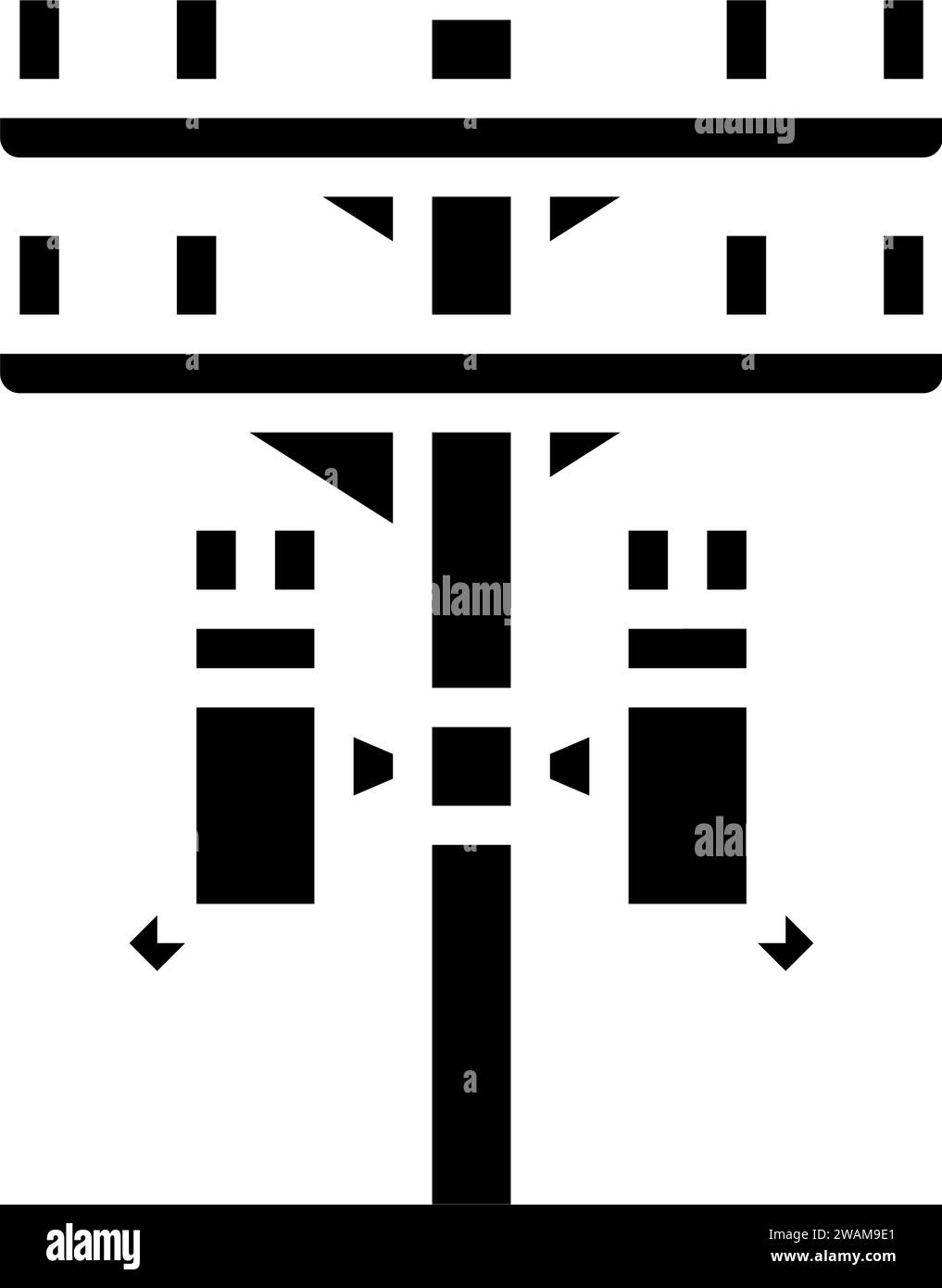 poles electric grid glyph icon vector illustration Stock Vector Image ... poles electric grid glyph icon vector illustration Stock Vector Image ...