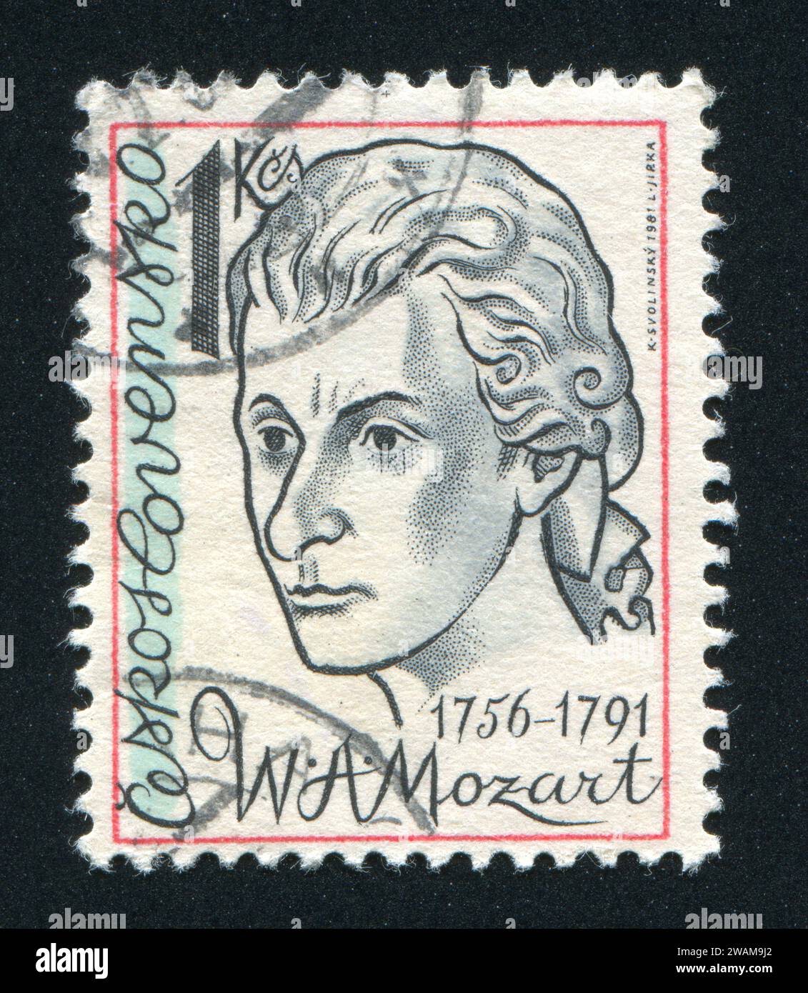 CZECHOSLOVAKIA - CIRCA 1981: stamp printed by Czechoslovakia, shows ...