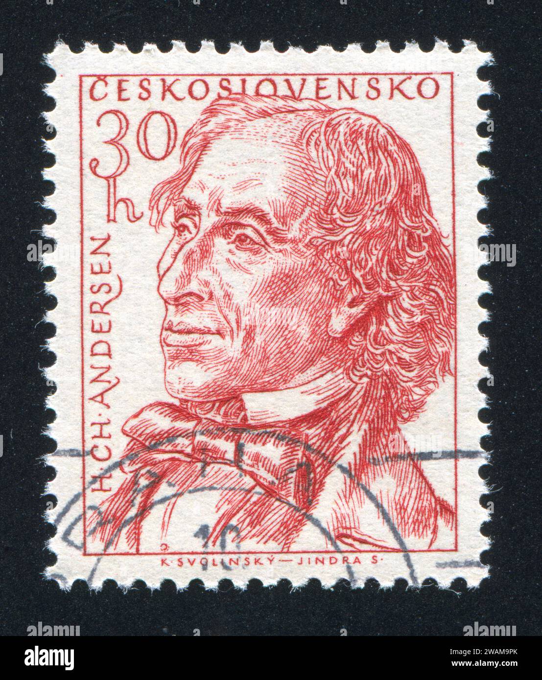 CZECHOSLOVAKIA - CIRCA 1955: stamp printed by Czechoslovakia, shows ...