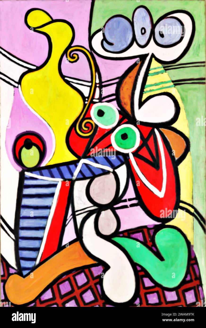 Large Still Life with a Pedestal Table, 1931 (Painting) by Artist ...