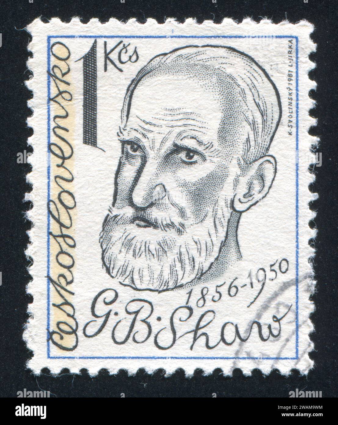 CZECHOSLOVAKIA - CIRCA 1981: stamp printed by Czechoslovakia, shows ...