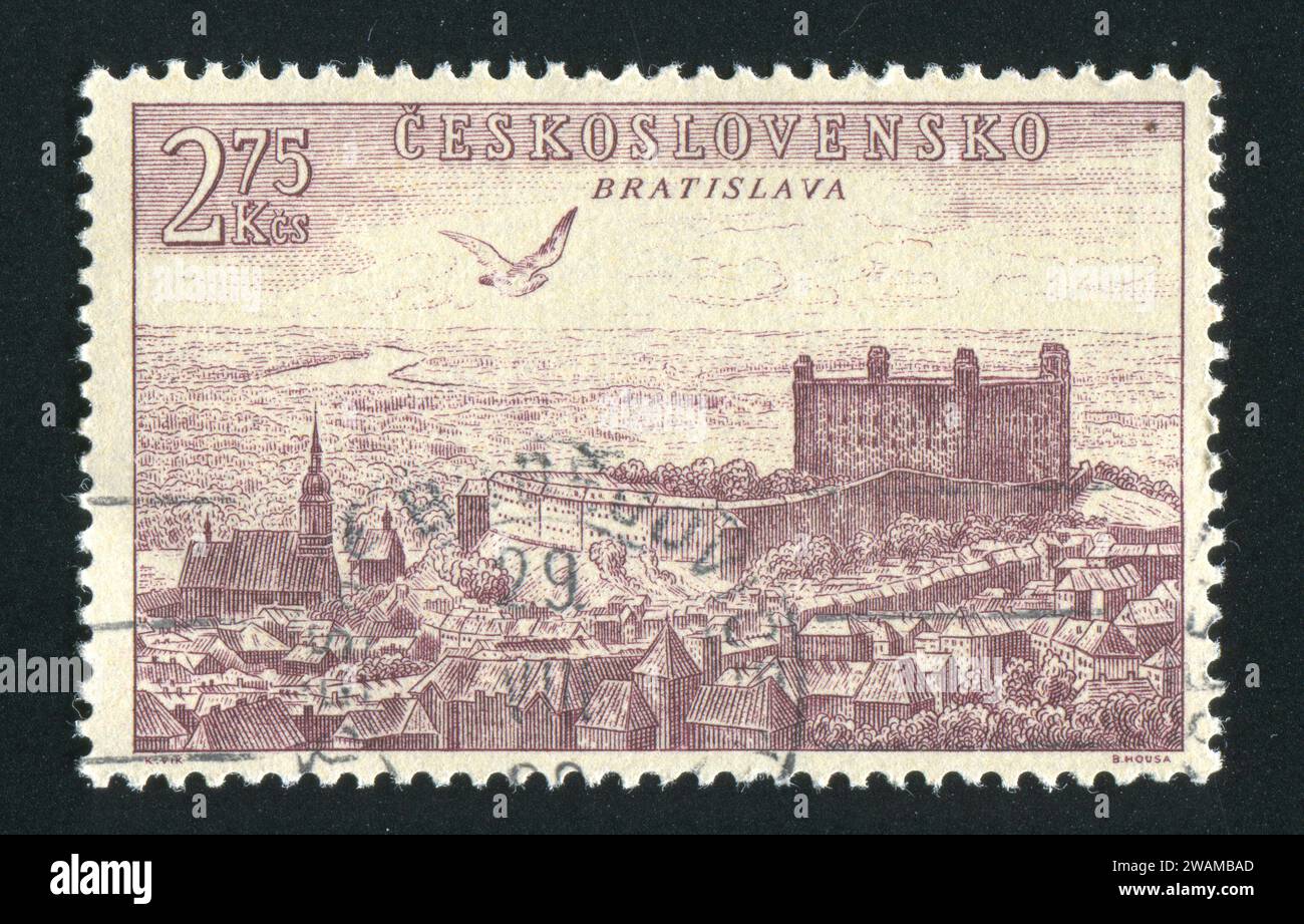 CZECHOSLOVAKIA - CIRCA 1955: stamp printed by Czechoslovakia, shows ...