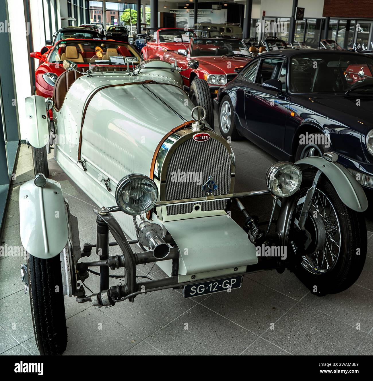 Replica Bugatti Type 35B 1970 at E&R Classics showroom, Waalwijk ...