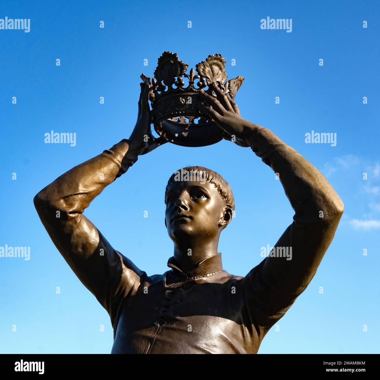 Bronze statue of Prince Hal by Lord Ronald Gower one of the four ...