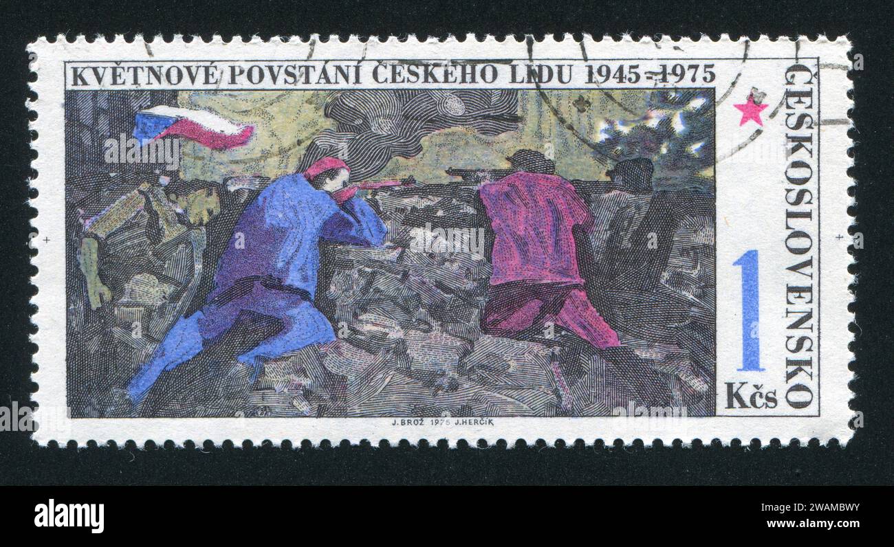 CZECHOSLOVAKIA - CIRCA 1975: stamp printed by Czechoslovakia, shows ...