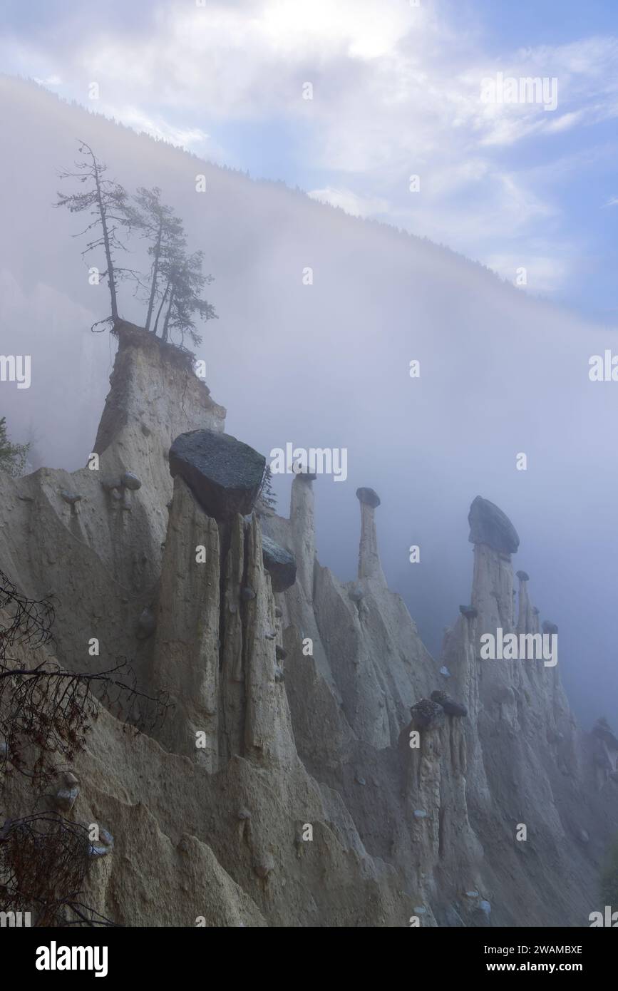 Earth pyramids of Platten (Erdpyramiden - Piramidi di Plata) near ...