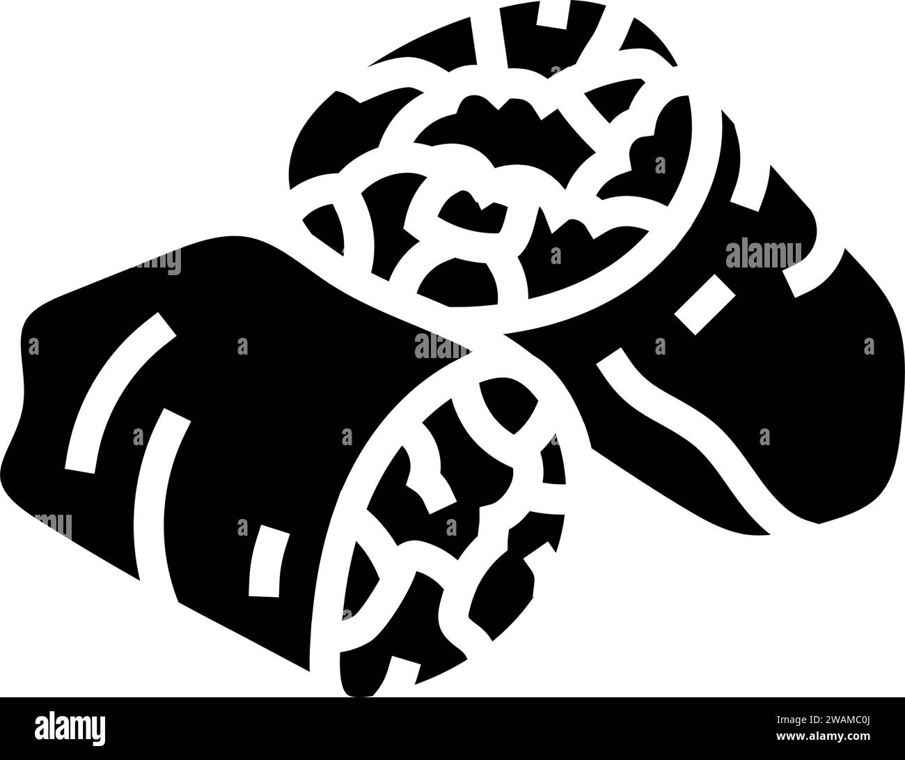 Shrimp Burritos Stock Vector Images Alamy
