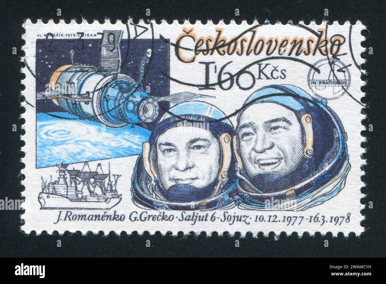 CZECHOSLOVAKIA - CIRCA 1979: stamp printed by Czechoslovakia, shows ...