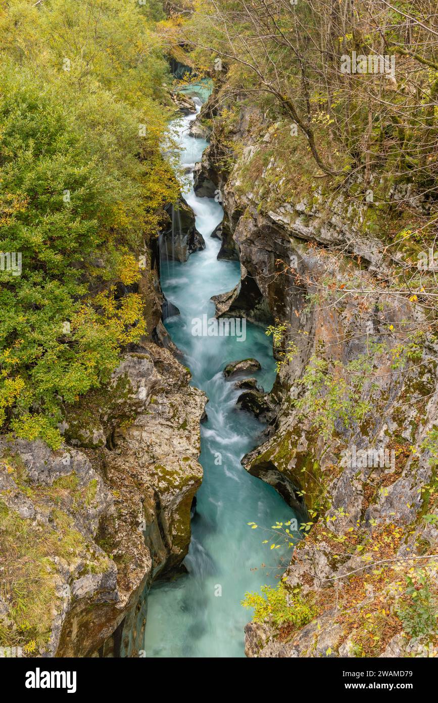 Great Soca Gorge (Velika korita Soce), Triglavski national park ...