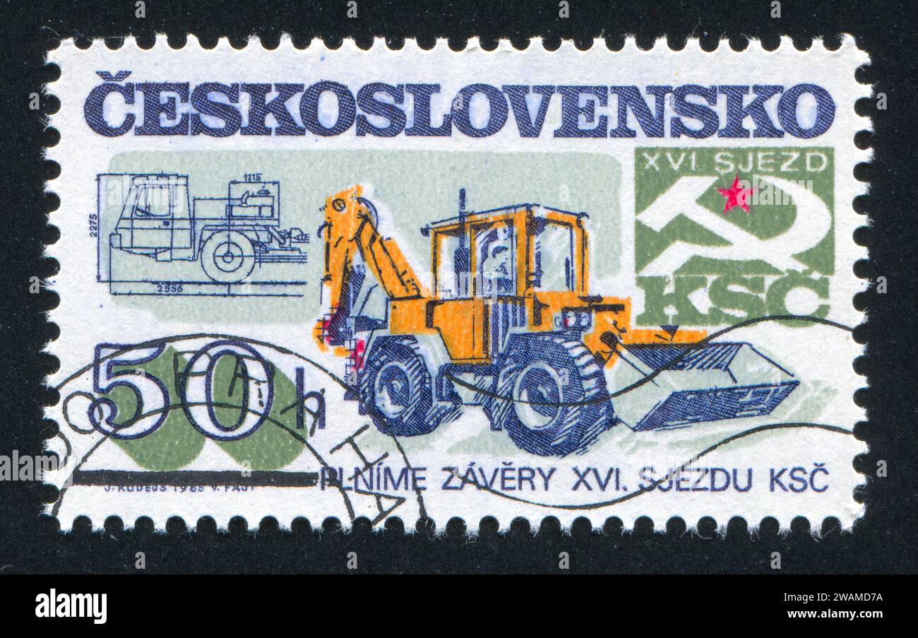 CZECHOSLOVAKIA - CIRCA 1985: stamp printed by Czechoslovakia, shows ...