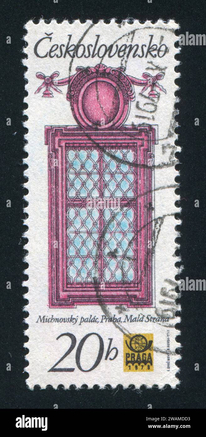 CZECHOSLOVAKIA - CIRCA 1977: stamp printed by Czechoslovakia, shows ...