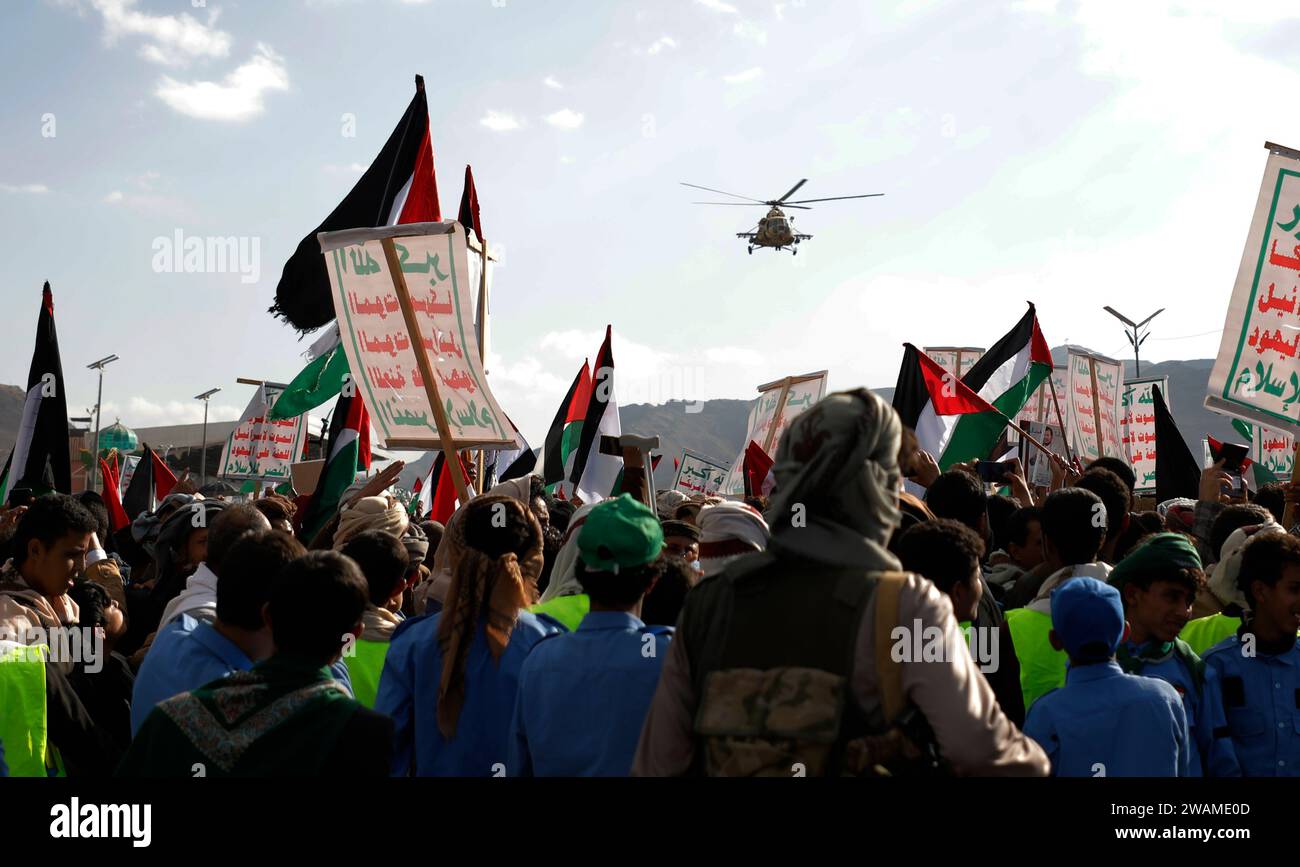 SANAA, Sanaa, Yemen. 5th Jan, 2024. January 05, 2024, Sanaa, Yemen: A ...