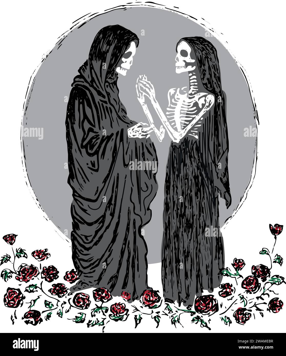 Skeleton couple hi-res stock photography and images - Alamy