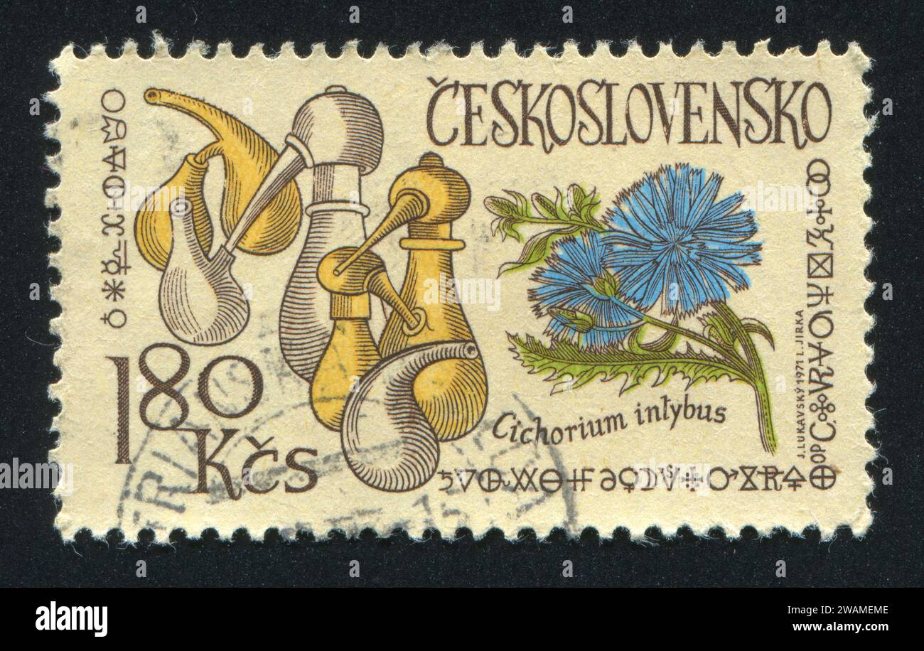 CZECHOSLOVAKIA - CIRCA 1971: stamp printed by Czechoslovakia, shows ...