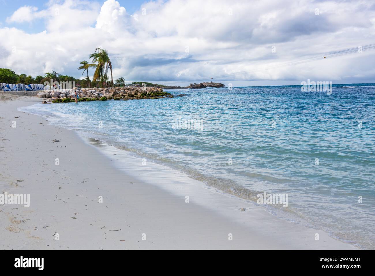 Labadee exotic tropical beach, Haiti, Caribbean Sea Stock Photo - Alamy