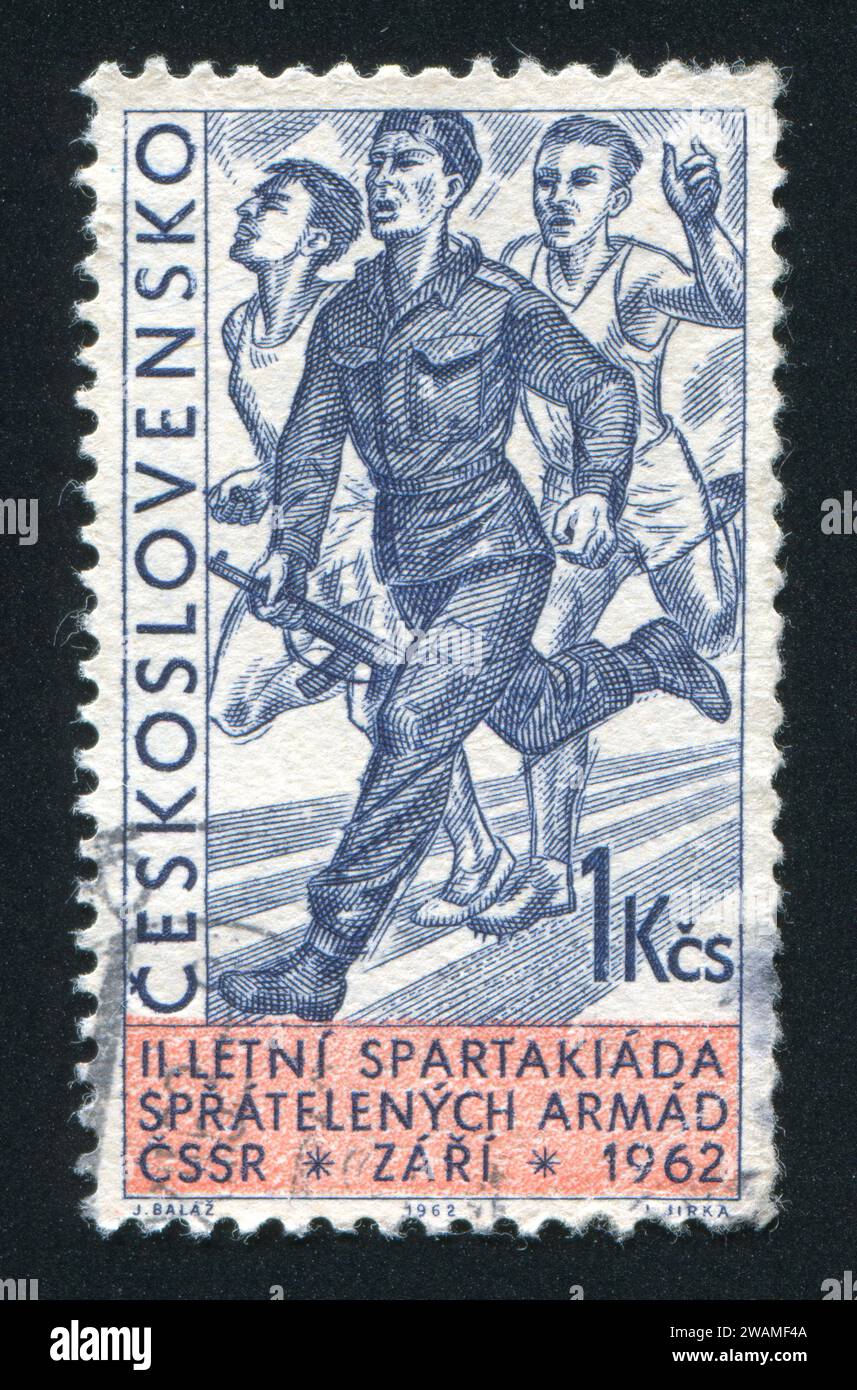 CZECHOSLOVAKIA - CIRCA 1962: stamp printed by Czechoslovakia, shows ...