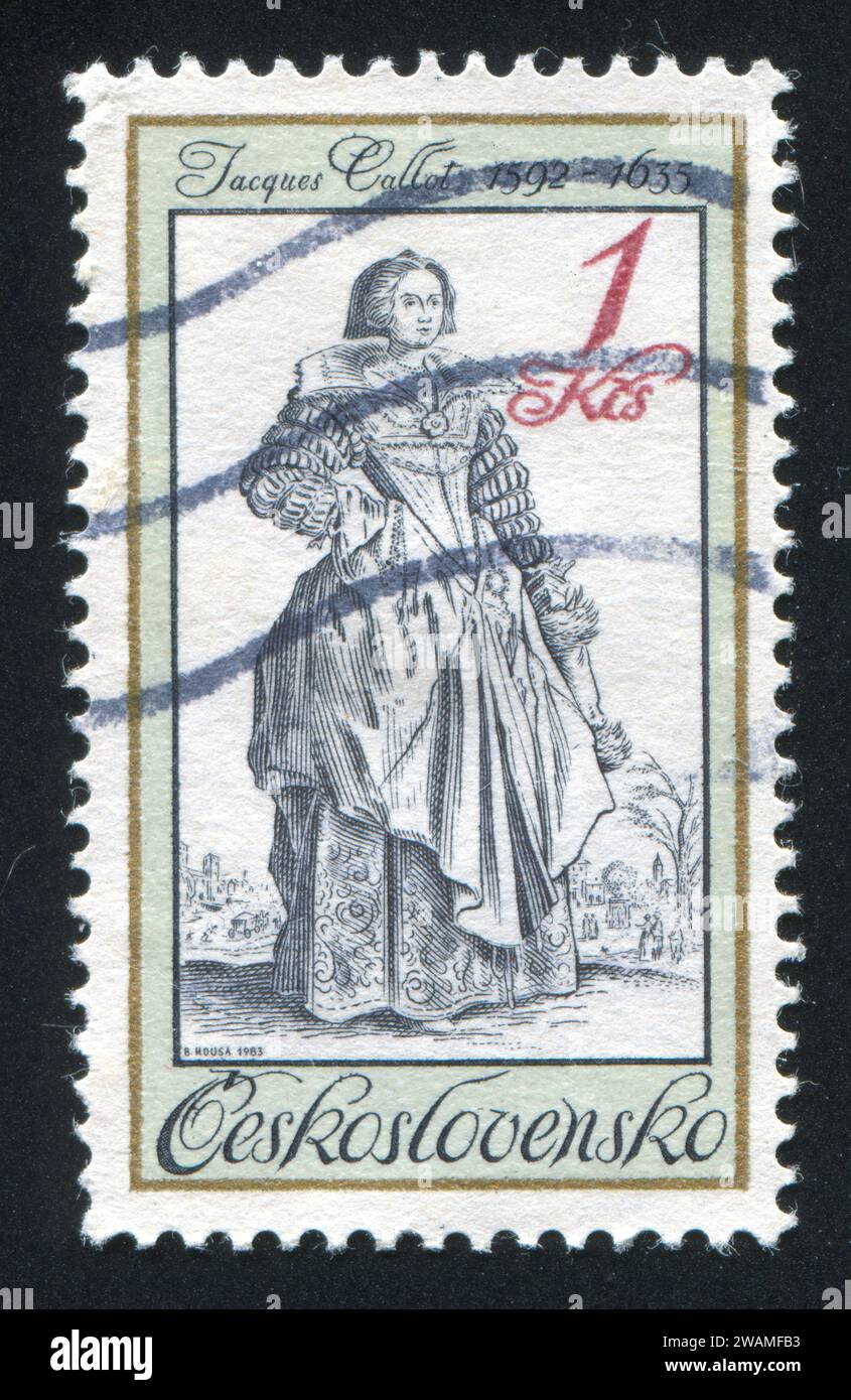 CZECHOSLOVAKIA - CIRCA 1983: stamp printed by Czechoslovakia, shows ...