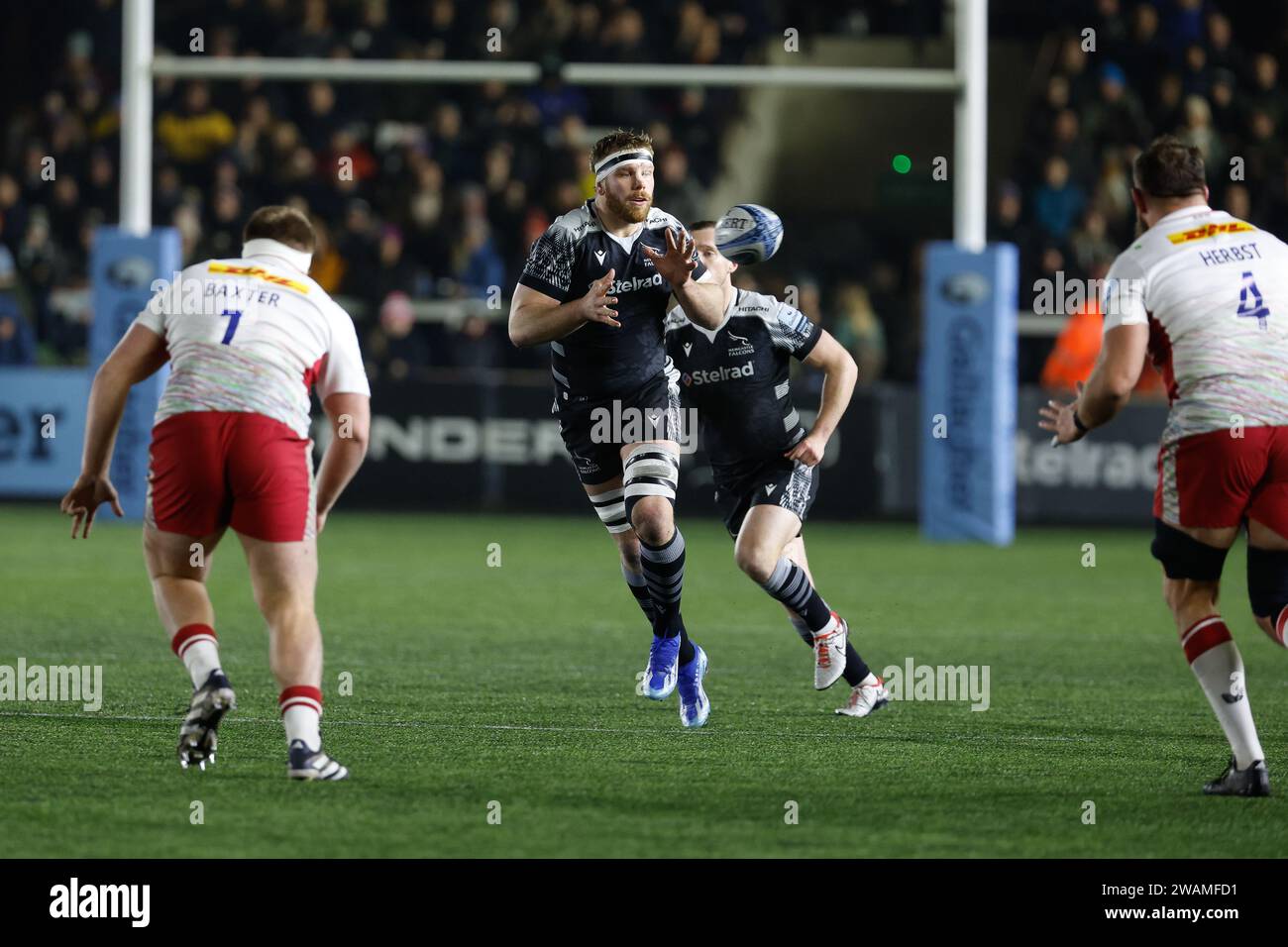 Newcastle, UK. 05th Jan, 2024. Callum Chick of Newcastle Falcons ...