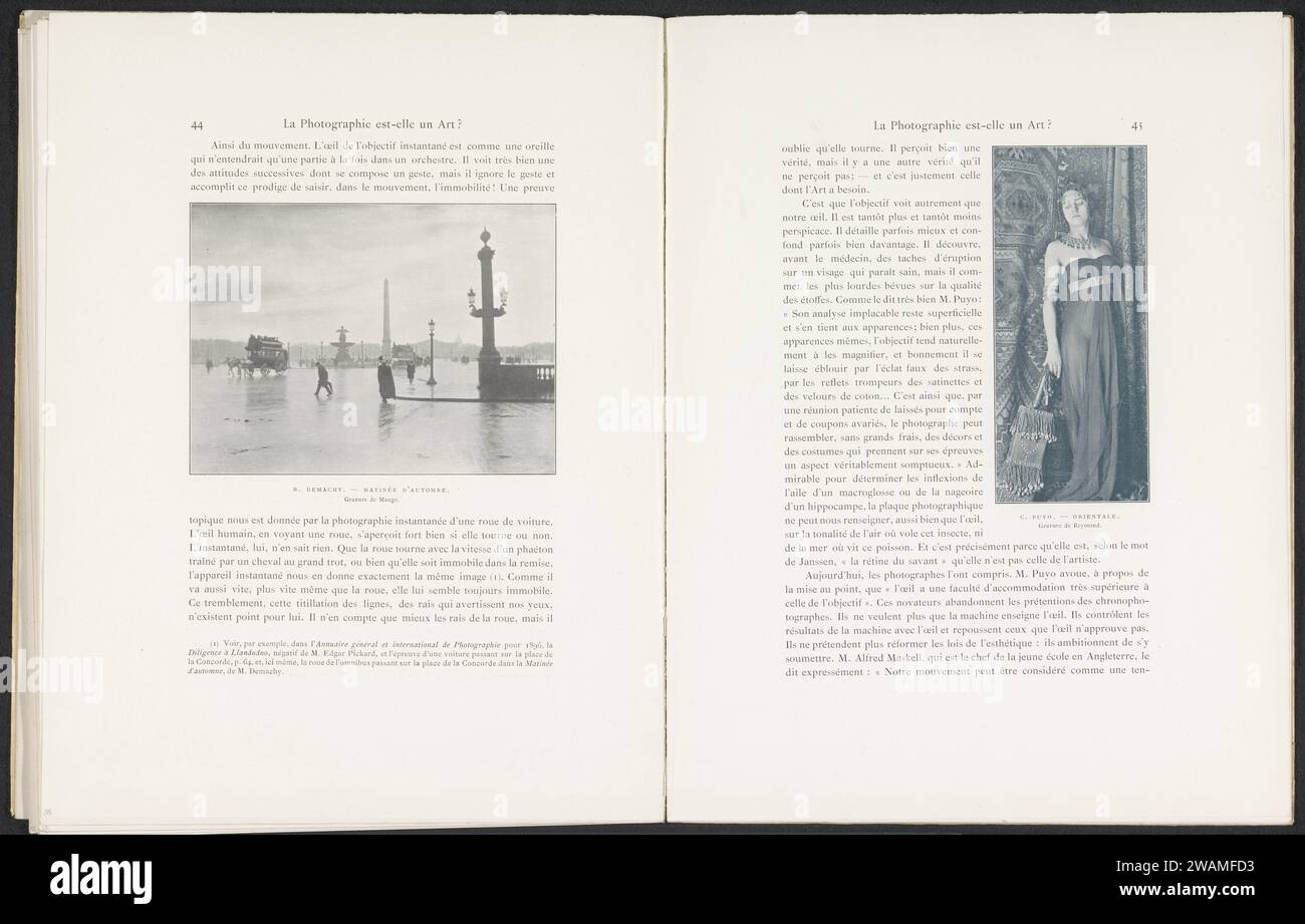 View of Place de la Concorde in Paris, c. 1889 - in or before 1899 ...