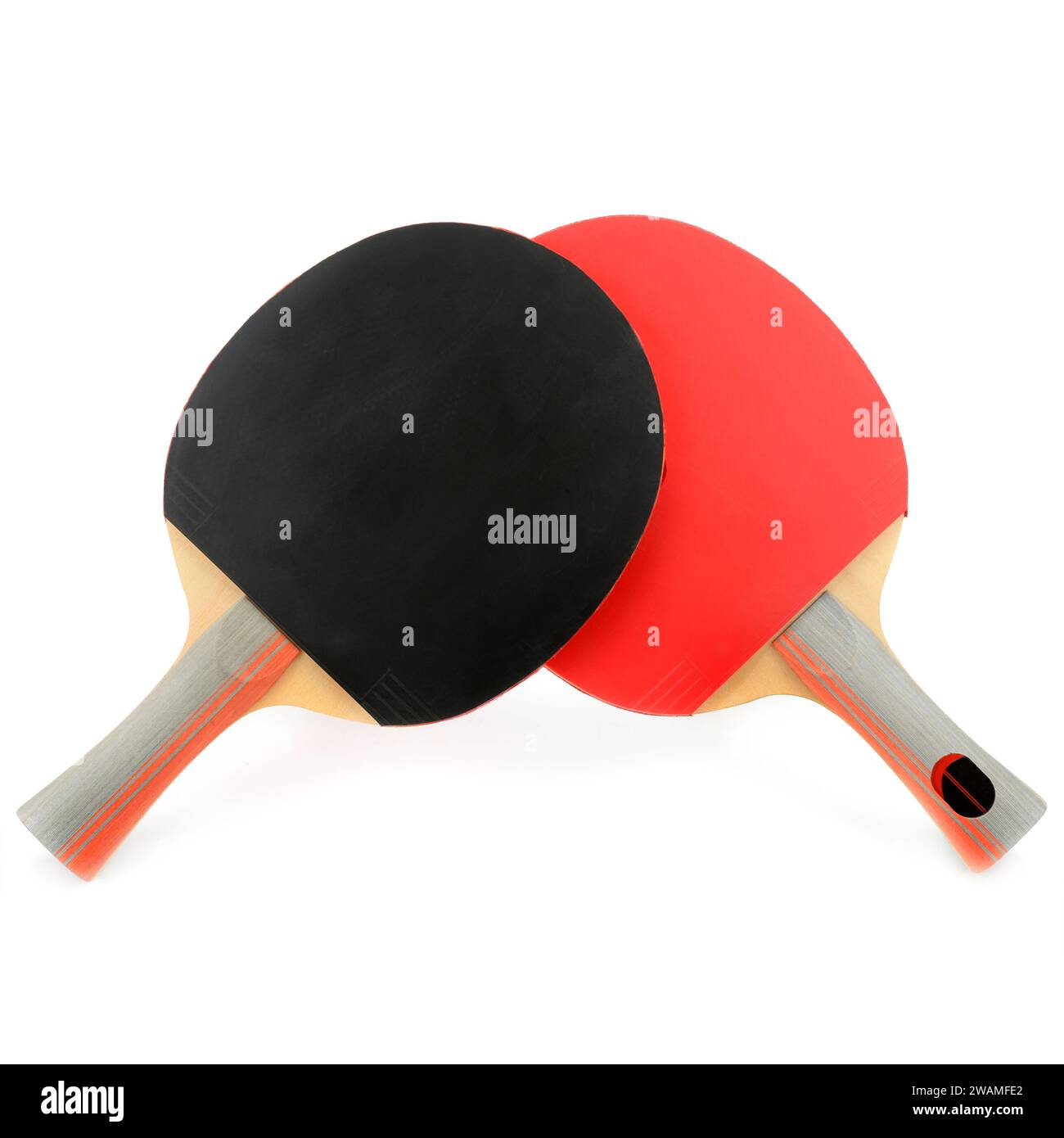 Tabletennis rackets isolated on white background. Sports equipment for ...