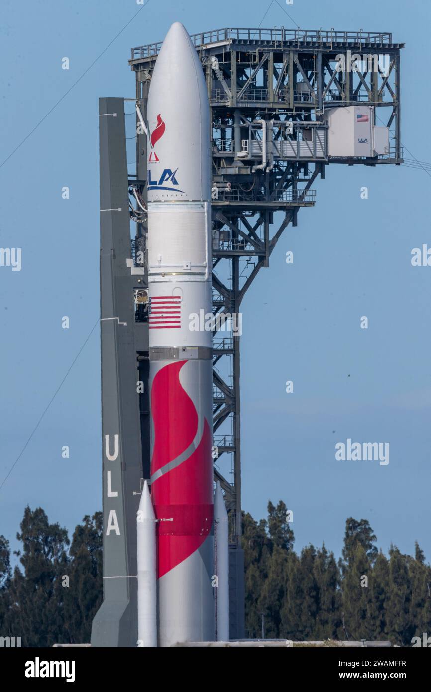 Cape Canaveral, USA. 05th Jan, 2024. On January 5th mid morning ULA ...