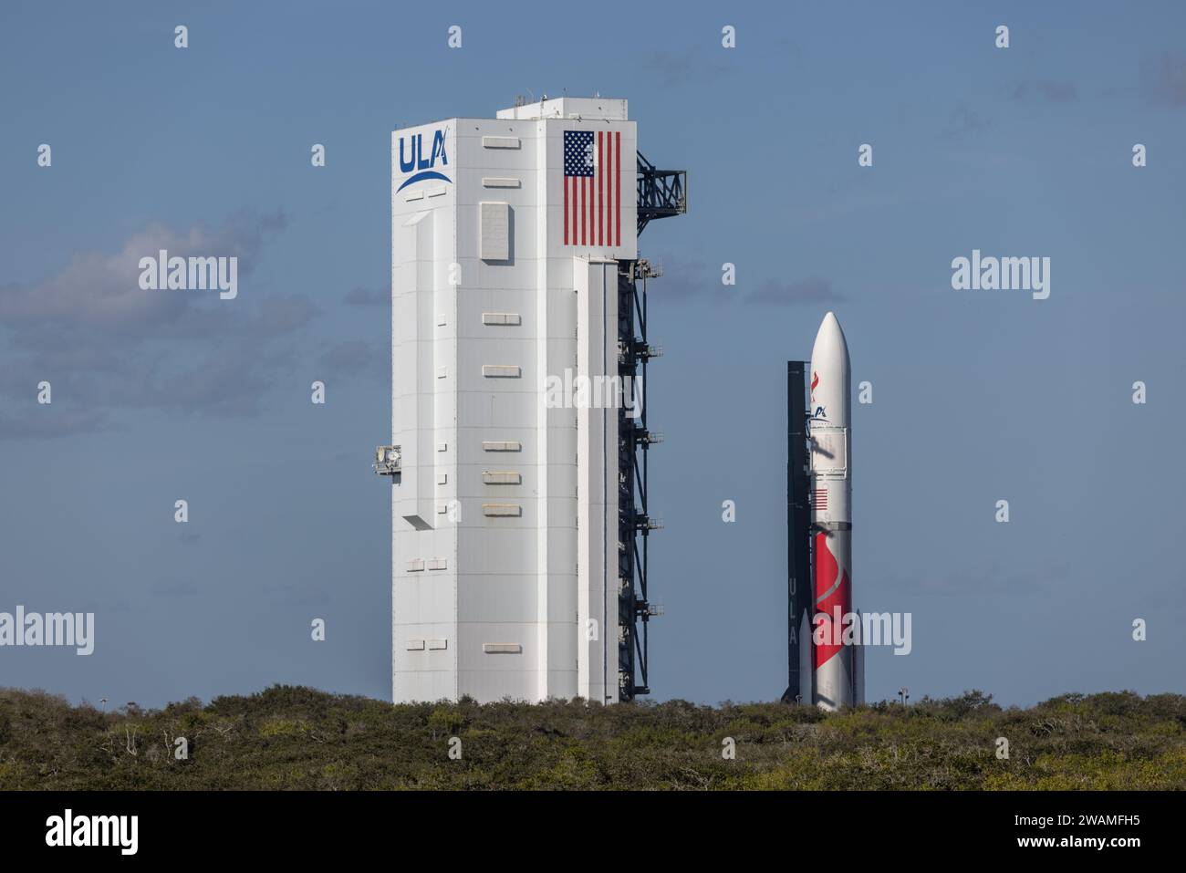 Cape Canaveral, USA. 05th Jan, 2024. On January 5th mid morning ULA ...