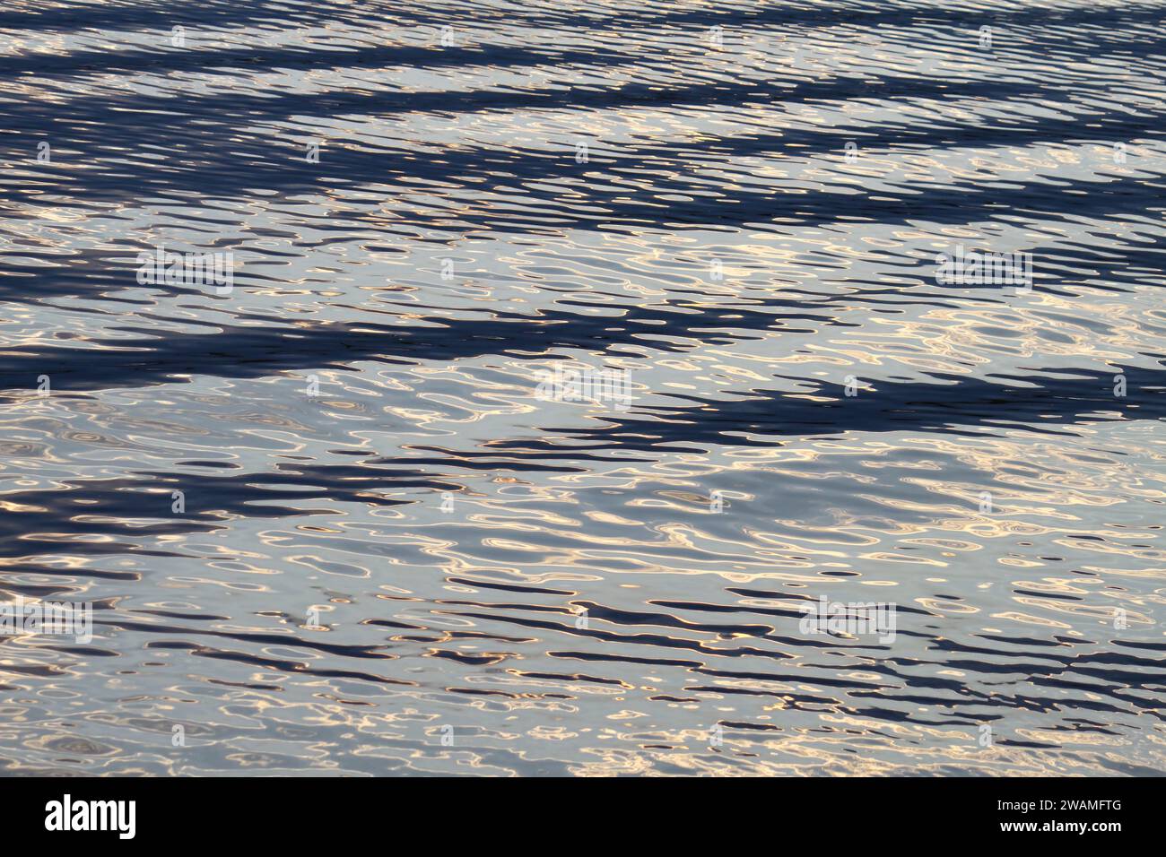 evening water texture Stock Photo - Alamy