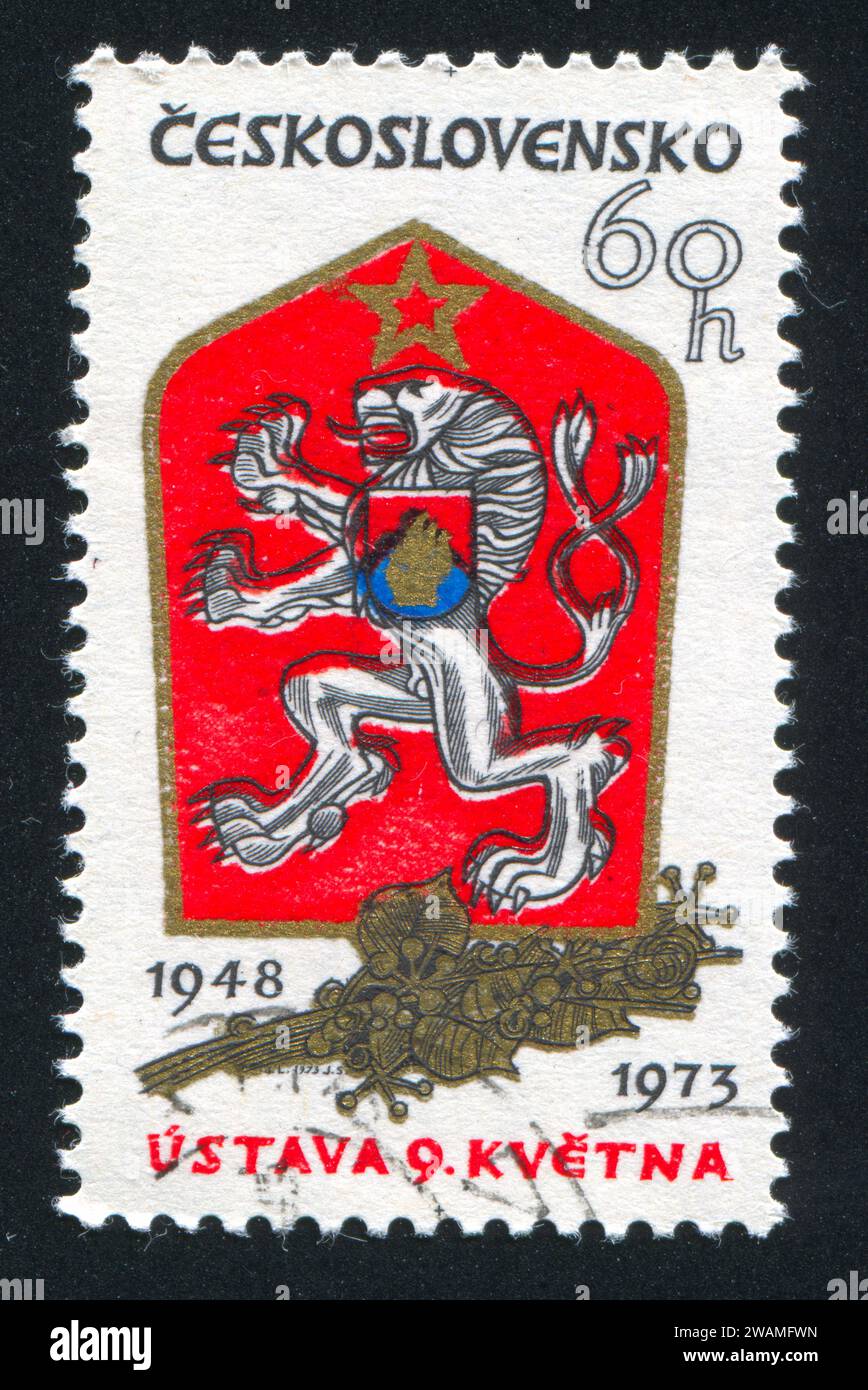 CZECHOSLOVAKIA - CIRCA 1973: stamp printed by Czechoslovakia, shows ...