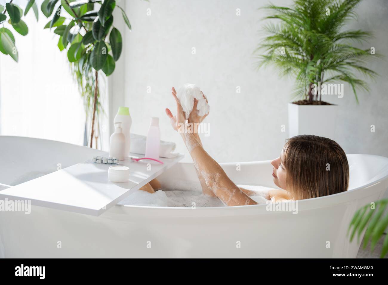 Soaking bathtub hi-res stock photography and images - Alamy