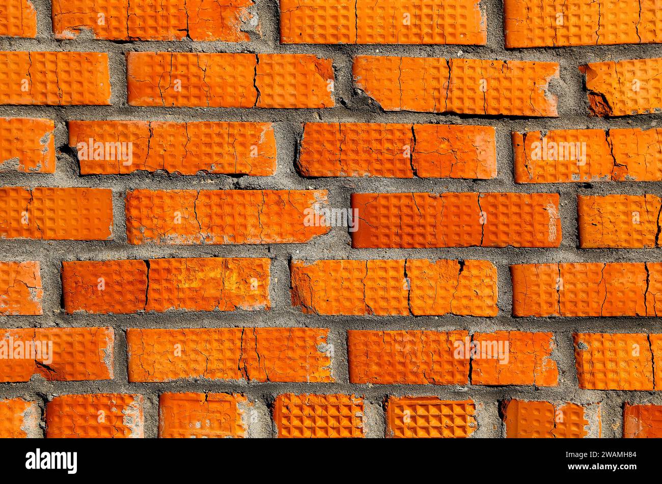 Structure of rough brick wall Stock Photo - Alamy